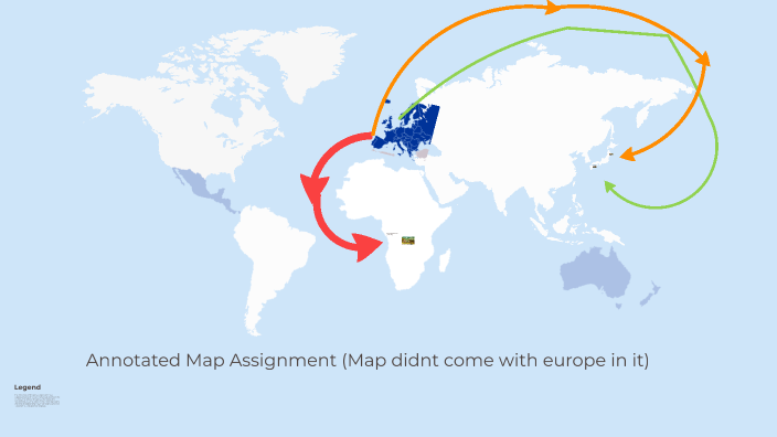 Annotated Map Assignment (Map didnt come with europe in it) by simo6660 ...