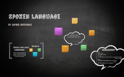 Spoken language by on Prezi
