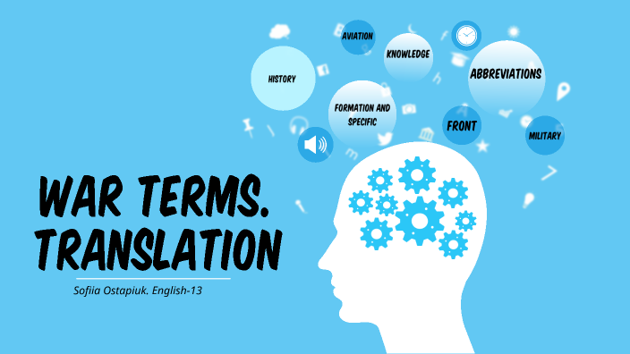 War Terms. Translation by Sofiyka Ostapiuk on Prezi