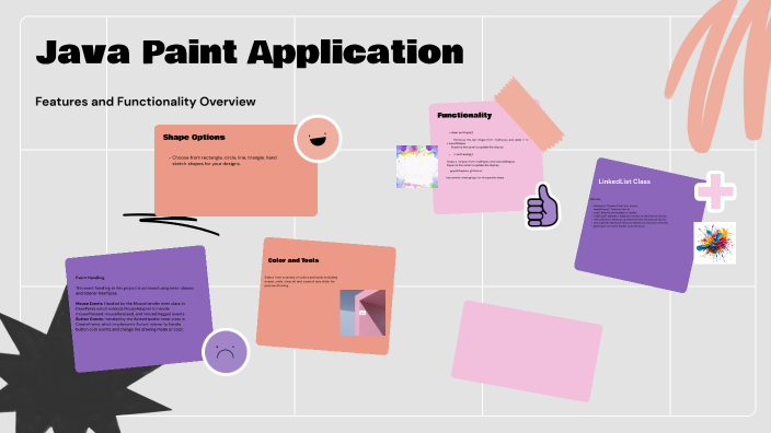 Java Paint Application by mahnoor iqbal on Prezi
