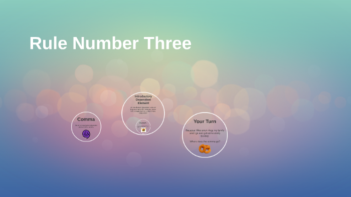 Rule Number Three by Nicole Wucinski on Prezi