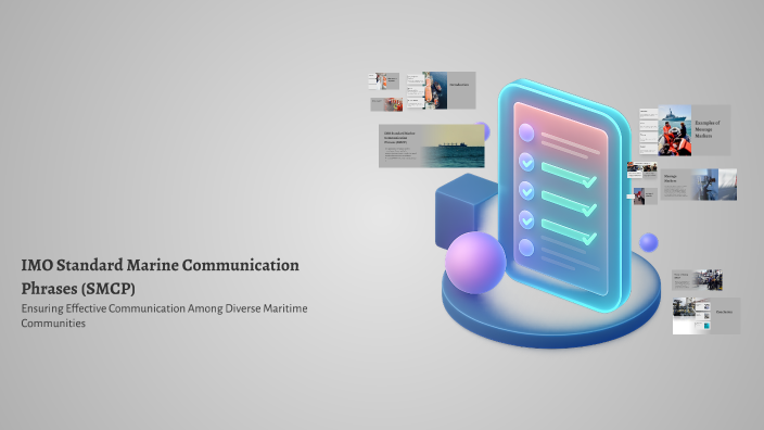 IMO Standard Marine Communication Phrases (SMCP) by Zigler mc limar ...