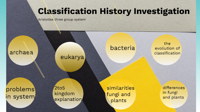 Classification History Investigation by Xay Onthebeat on Prezi
