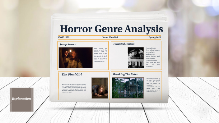 Horror Genre Analysis by Claudia Redondo on Prezi