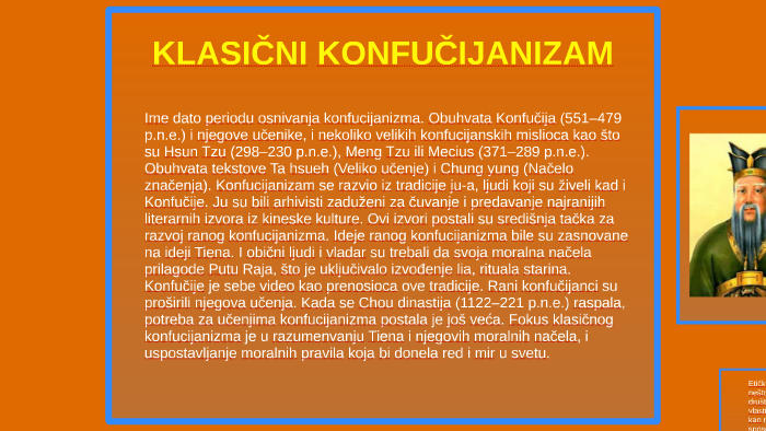 ŠTA JE KONFUČIJANIZAM? by Ada Ceremida on Prezi