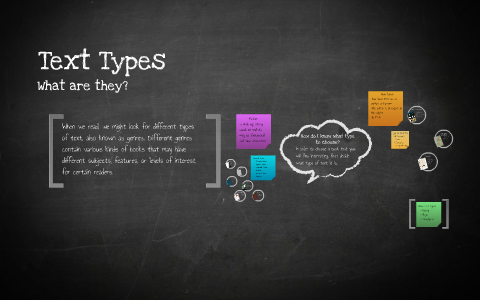 Text Types by Erika Segerson on Prezi