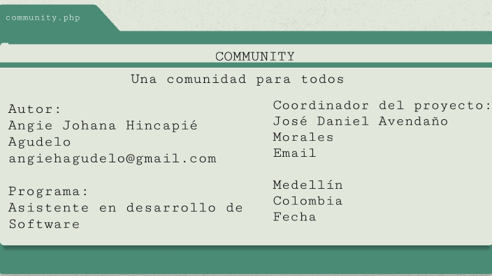 Autor: Angie Johana Hincapié Agudelo angiehagudelo@gmail.com by Angie ...