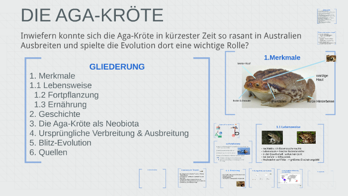 DIE AGA KRÖTE by Finn Paulsen on Prezi