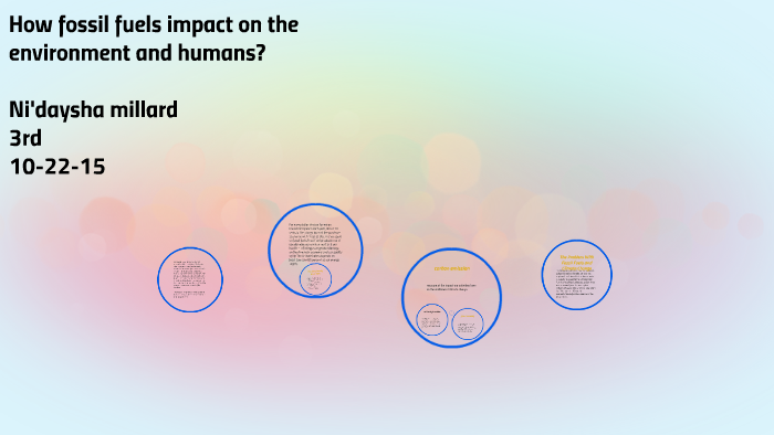 How fossil fuels impact on the environment and humans? by nidaysha ...