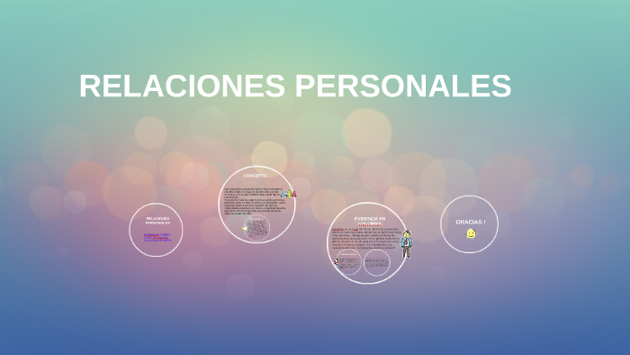 RELACIONES PERSONALES by alexandra forero on Prezi