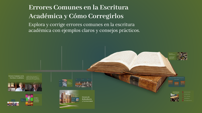 Errores Comunes en la Escritura Académica y Cómo Corregirlos by Paola ...
