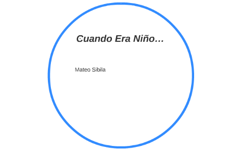 Cuando era nino Project by Matt Sibila on Prezi