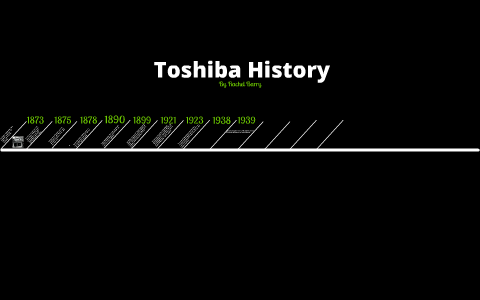 Toshiba History Timeline by Rachel Barry on Prezi