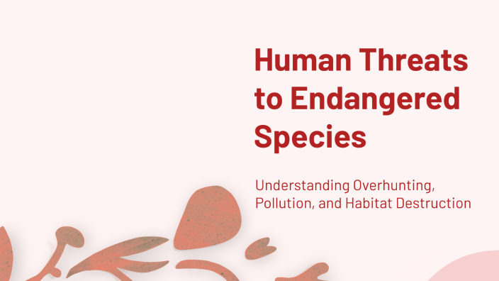 Human Threats to Endangered Species by Aziz Fahad on Prezi