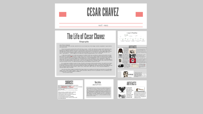 Cesar Chavez Project by on Prezi