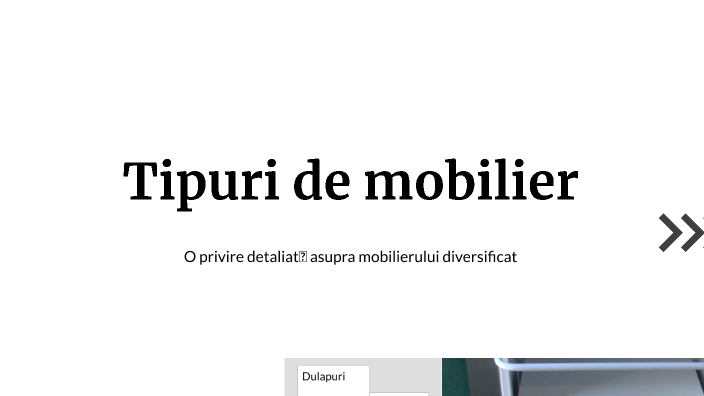 Tipuri de mobilier by Simina Simina on Prezi