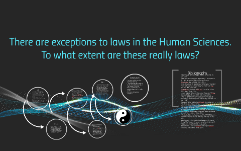 There are exceptions to laws in the Human Sciences. To what by ...