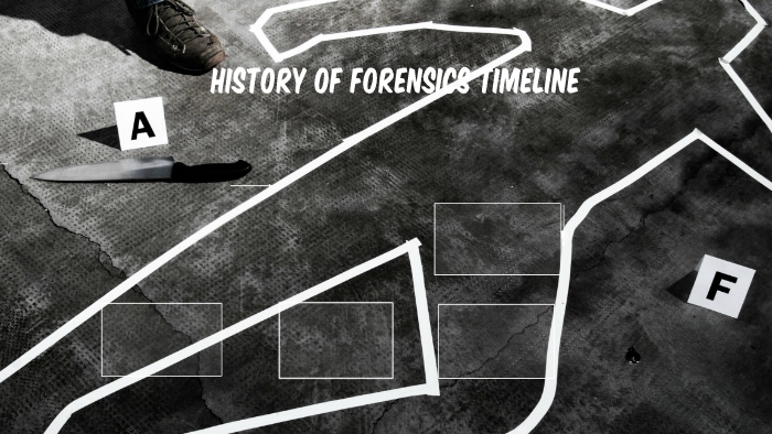 history of forensics timeline by lesly solorzano