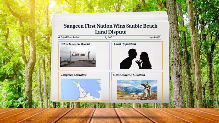 Saugeen First Nation Wins Sauble Beach Land Dispute by Seth Helpard on ...