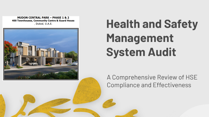 Health and Safety Management System Audit by M.Abdullah Abdullah Sajjad ...