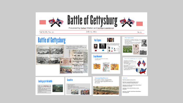 Battle of Gettysburg by Sahari Walker on Prezi