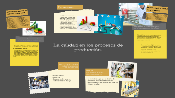 La calidad en los procesos de producción. by BRANDON SEBASTIAN PEREZ ...