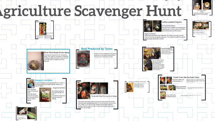 Food & Agriculture Scavenger Hunt by Sydney Moore on Prezi