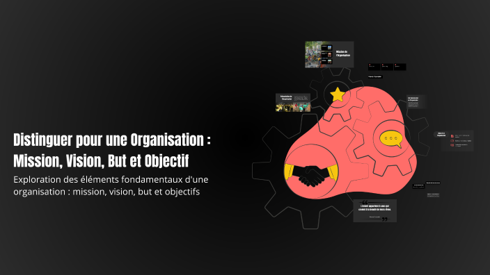 Distinguer pour une Organisation : Mission, Vision, But et Objectif by ...