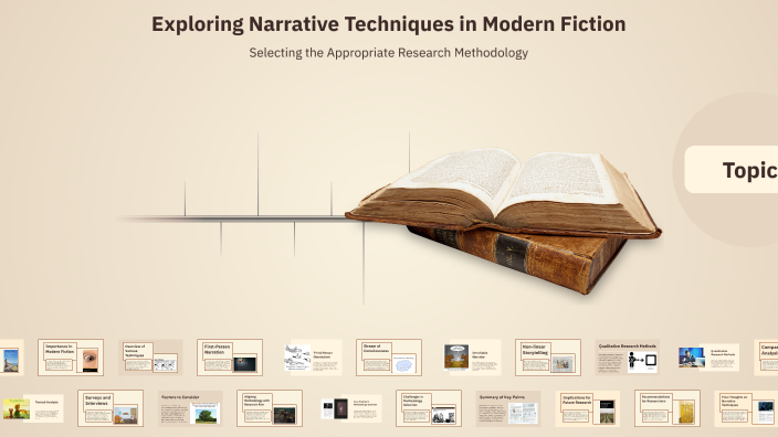 Exploring narrative techniques in modern fiction- selecting the ...