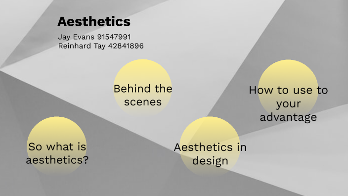 Flipped lecture - Aesthetics by Jay Evans on Prezi