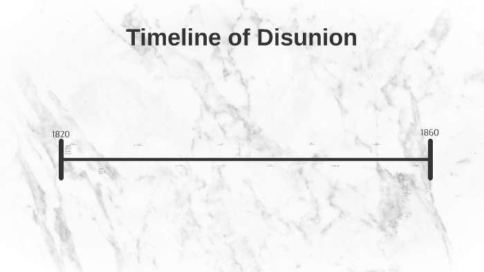 Timeline of Disunion by Huntudut T