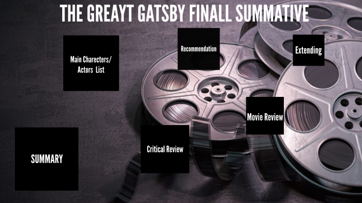 The Great Gatsby Final summative by Sara Bakdash on Prezi