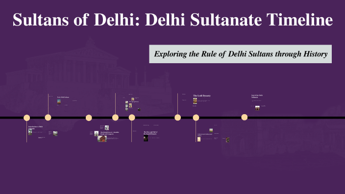 Sultans of Delhi: Delhi Sultanate Timeline by ROHIT CHALAPATHY . on Prezi