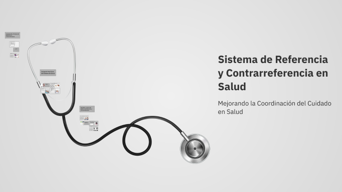 Sistema de Referencia y Contrarreferencia en Salud by on Prezi