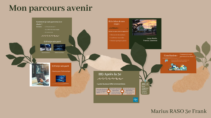 Mon parcours avenir by DrRick on Prezi