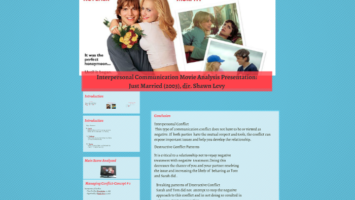 Interpersonal Communication Movie Analysis Presentation: Just Married ...