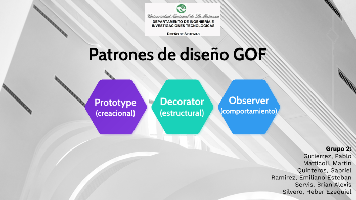 Grupo 2: Patrones de diseño GOF by Brian Servis on Prezi