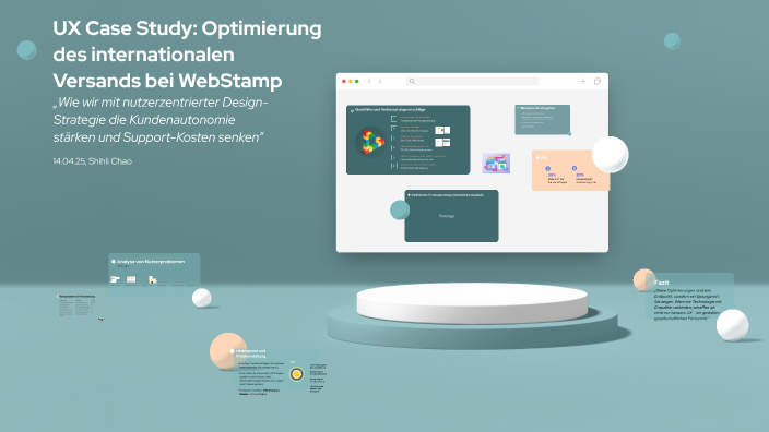 UX-Case-Study: Optimierung des internationalen Versands bei WebStamp by ...