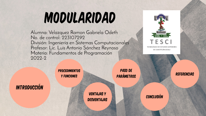 Modularidad by Odeth VR on Prezi