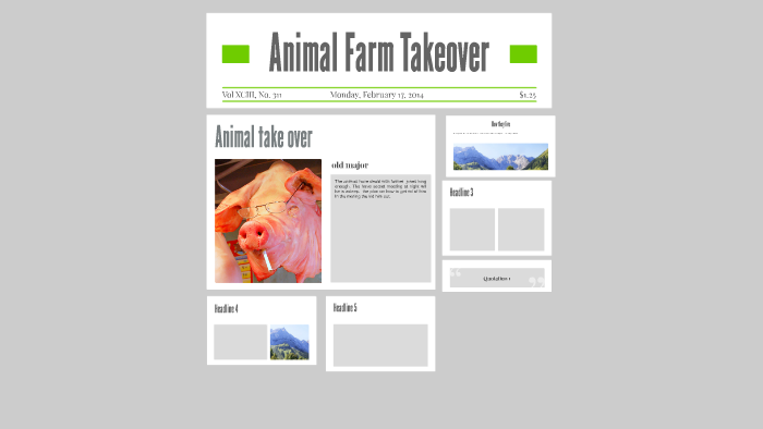 Animal Farm Takeover by leah thompson on Prezi