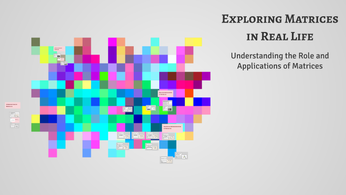 Exploring Matrices in Real Life by ahmed ahmed on Prezi