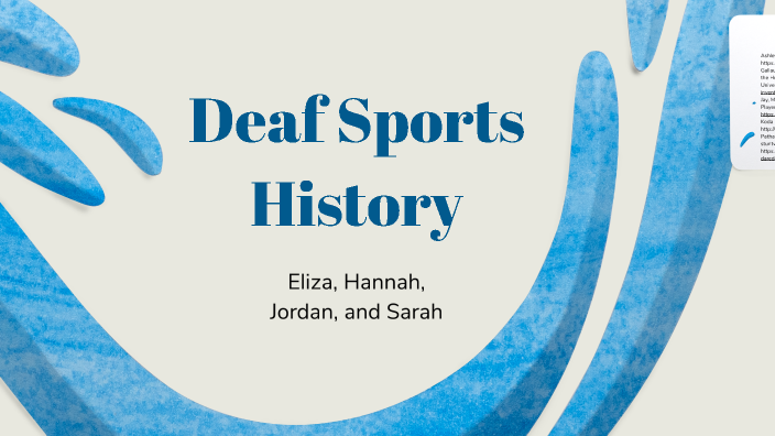ASL 200 Deaf Sports History by Sarah Skiles on Prezi