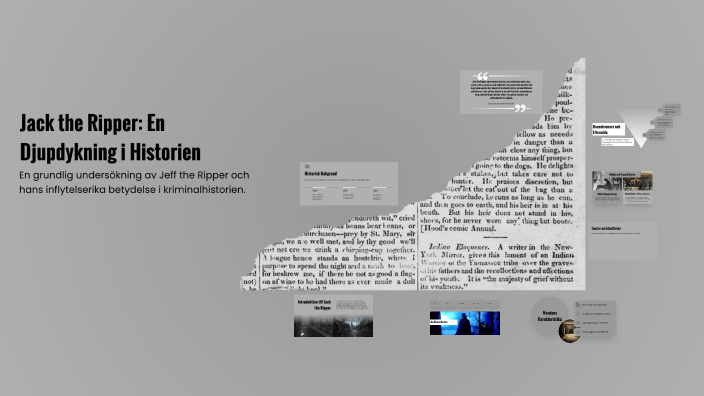 Jack the Ripper: En Djupdykning i Historien by Marwan abdi on Prezi
