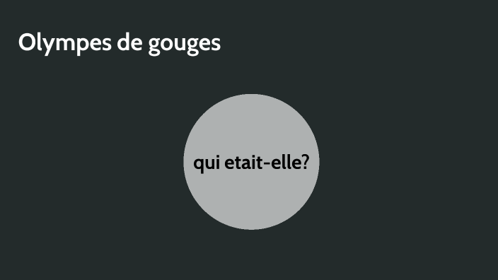 olympes de gouges by rose m on Prezi
