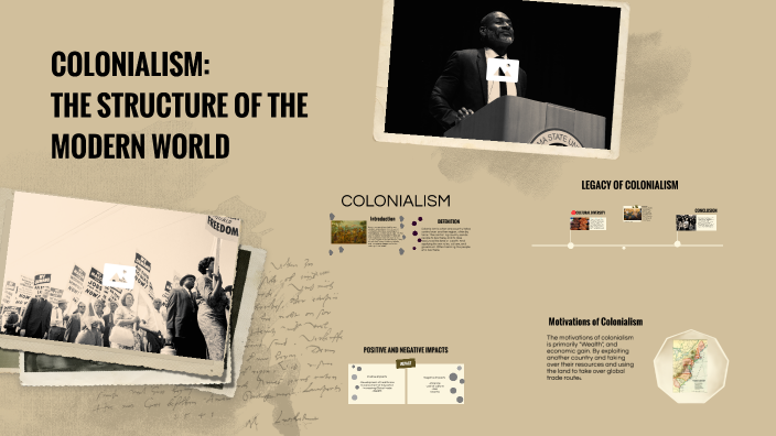 COLONIALISM: THE STRUCTURE OF THE MODERN WORLD by [AP-Student] Flex ...