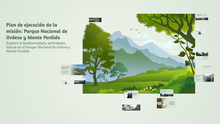 Plan de ejecución de la misión: Parque Nacional de Ordesa y Monte ...