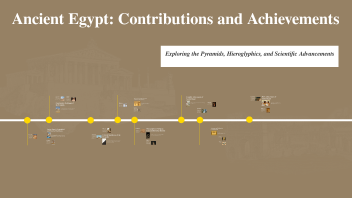 Ancient Egypt: Contributions and Achievements by Saltanat Abdubalieva ...