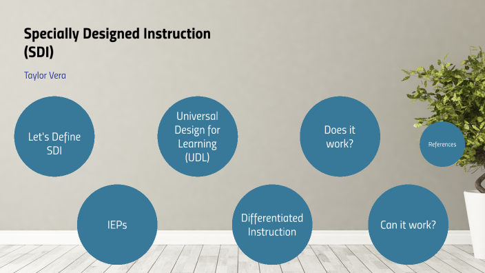 Specially Designed Instruction (SDI) by Taylor Vera on Prezi