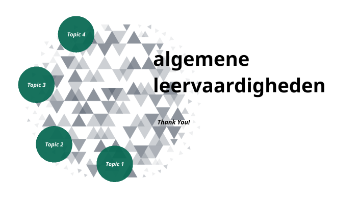 algemene leervaardigheden by wyona hogeling on Prezi