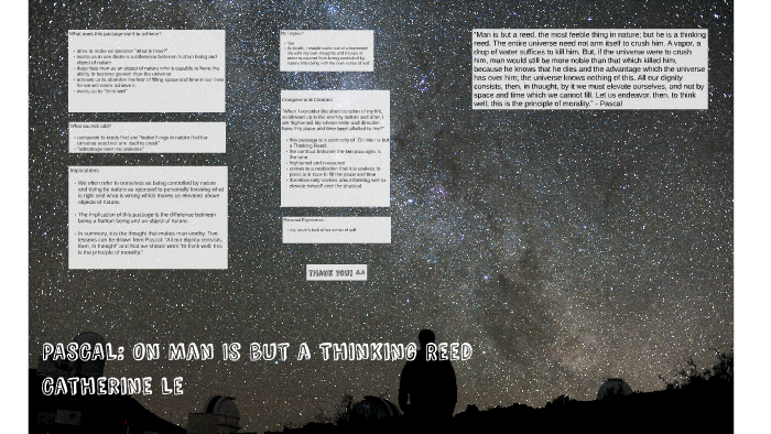 On Man Is but a Thinking Reed by C.L Qri on Prezi